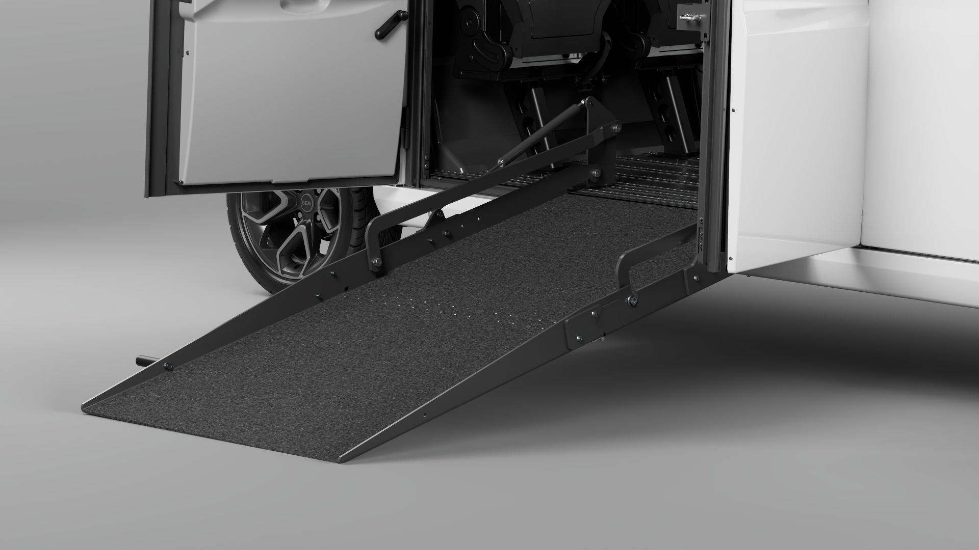 Electric Wheelchair Accessible Vehicle With Doors | GEM